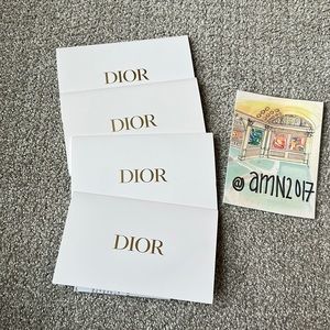 Dior | Bags | 4 Dior Receipt Holders | Poshmark